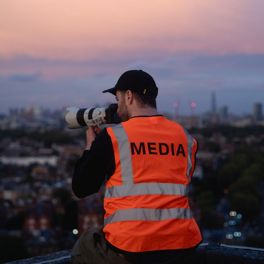 Hi-Vis Media Vest for Photographers & Creators | NORTHBORDERS Merch ...